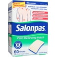 (2 pack) Salonpas Pain Relief Patches 60 ea - Walmart.com