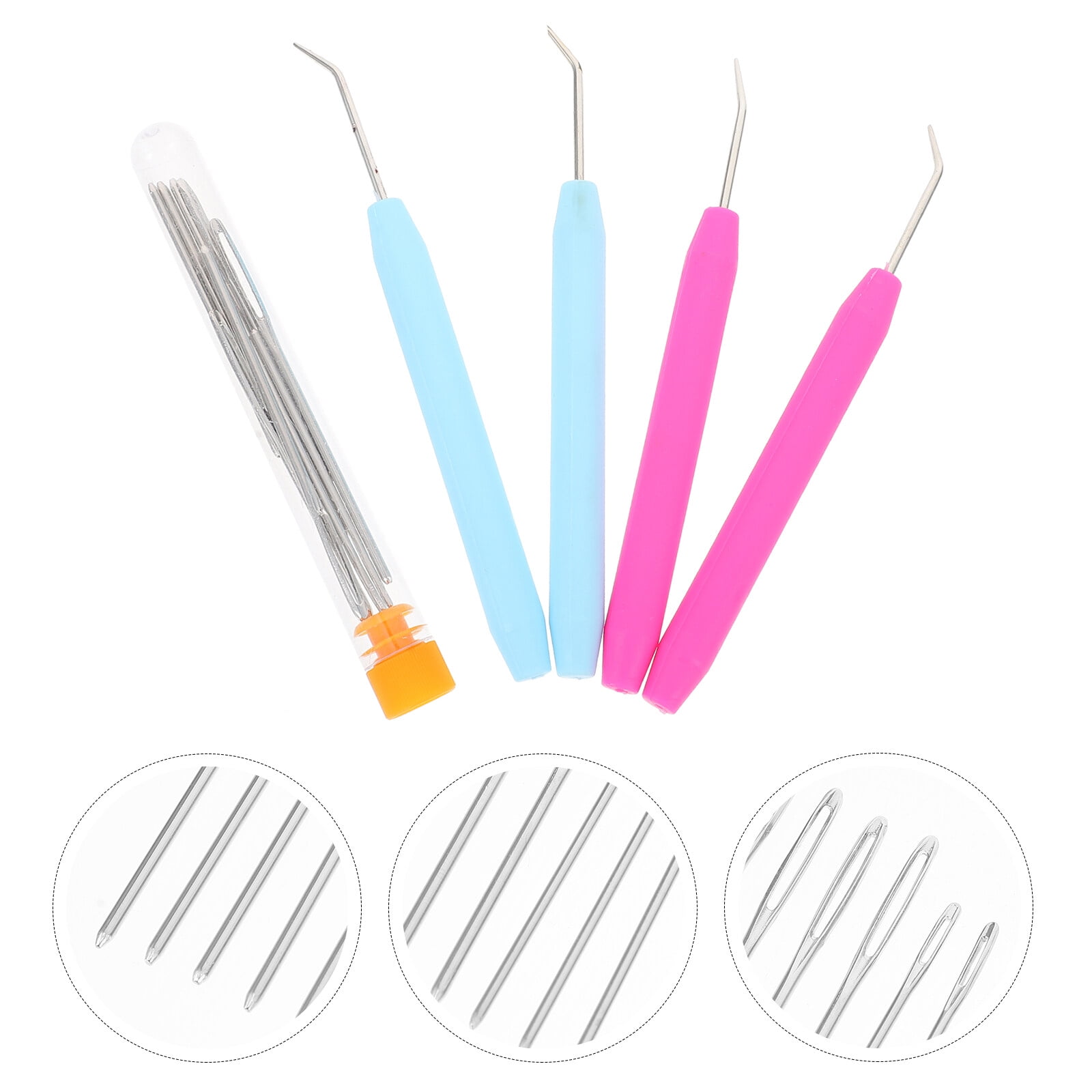 Click here for Elayard Diy Knitting Hook Plastic Silver For Skill... prices