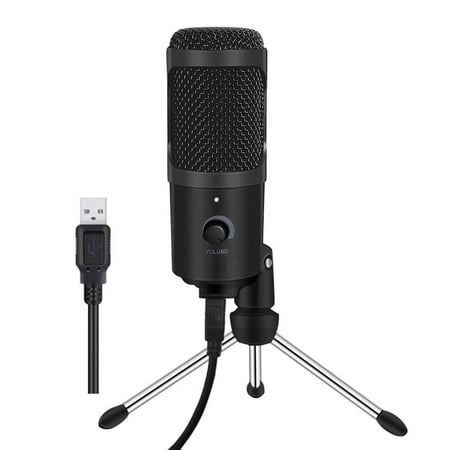 LUNA USB Condenser Microphone 192Khz / 24-bit For PC Streaming Gaming ...