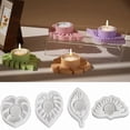 ANXPTIME Multifuntional Candle Base Molds Crafting Moulds Leaf Shape ...