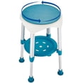 Shower Stool Chair for Inside Shower, Small Corner Plastic Stool for ...