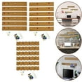 Homena 6-Pack Premium Cork Board Strips for Walls, Multipurpose ...