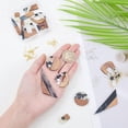 DIY Earring Making Kit Including Resin Walnut Wood Pendants Iron ...
