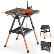 Free Shipping! Gymax Folding Work Table Portable Workbench w ...