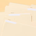 36ct Manila File Folders Top Tab, Non-Pronged, 12 Sheet Capacity, Brown ...