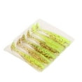 6pcs Soft Lures with T Tail Silicone 8cm 5g Double Color Lifelike ...