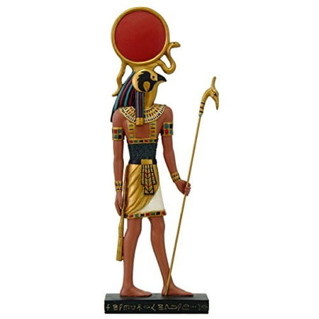 Ancient Egyptian Hieroglyph Inspired Sun God Ra Collectible Figurine 10 ...