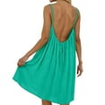 CHENge Backless Cami Dresses for Women Spring Summer Spaghetti Strap ...