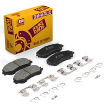 Metrix Premium Chassis Parts - Front Semi-Metallic Disc Brake Pad Set ...