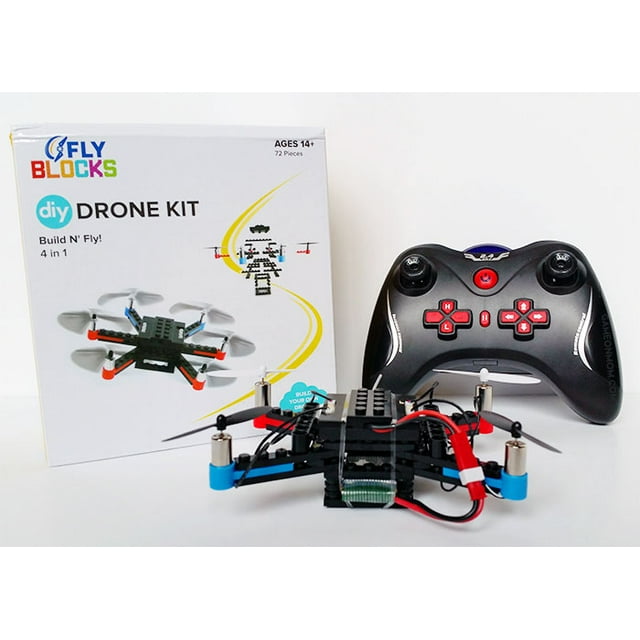 FlyBlocks DIY Motorized Lego Drone kit - Walmart.com
