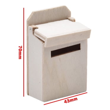 1pc 1 to 12 Ratio Miniature Mailbox Decorative Letter Box Model Mini ...