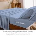 Full Sheets Set - 4 PC Iconic Collection Bedding - Hotel Luxury, Extra ...