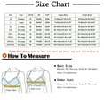 CFLVAEK 3 Pack Plus Size Bras for Older Women Comfort Front Closure ...