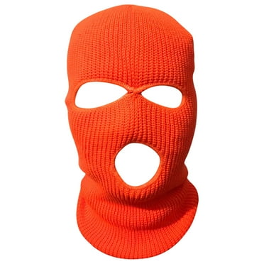 Mlqidk 3 Hole Winter Knitted Mask, Outdoor Sports Full Face Cover Ski ...