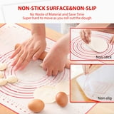 Large Silicone Pastry Mat 100% Non-Slip with Measurement Counter Mat ...