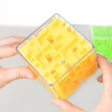 8cm Maze Magic Cube Puzzle 3d Speed Cube Labyrinth Rolling Ball Toys ...