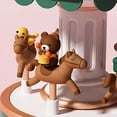 Carousel Music Box Night Light with USB Rechargeable Battery, Kids ...