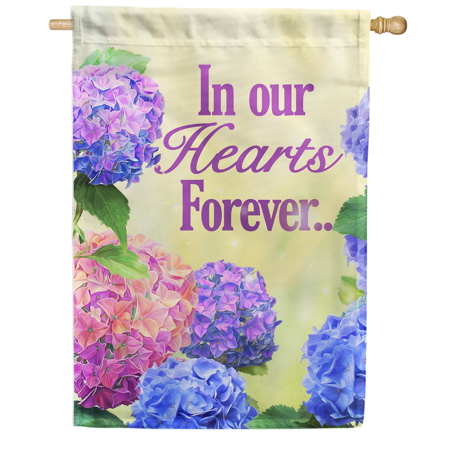 America Forever House Flag - In Our Hearts Forever, Cemetery Memorial ...