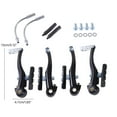 2Pcs Bike V Brake Set Bike V Brake Pad Cycling Aluminium Alloys Front ...