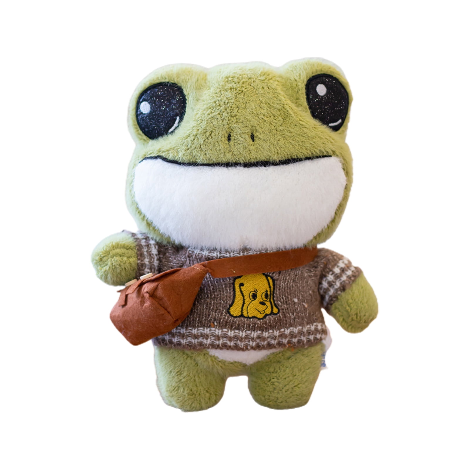 LIWEN Plush Doll Cartoon Interesting Expression Lovely Vivid Frog Plush ...