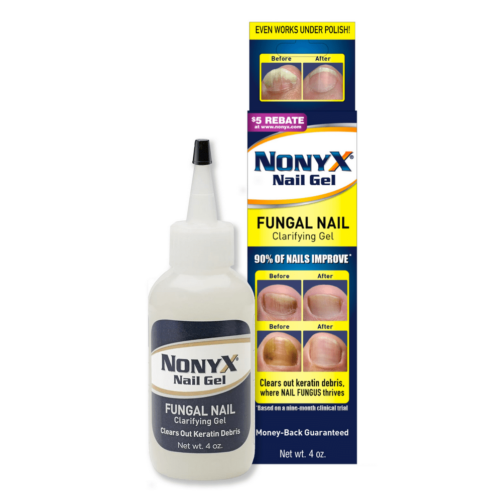 Nonyx Fungal Nail Clarifying Gel Clears Out Keratin Debris Where Nail Fungus Grows 4 Ounces