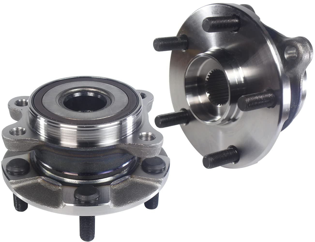 Afa Motors w/ABS 5 Lug Front Wheel Bearing and Hub Assembly Compatible ...