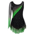 Aiihoo Kids Girls Rhythmic Gymnastics Ballet Jersey Lyrical Dance Dress ...
