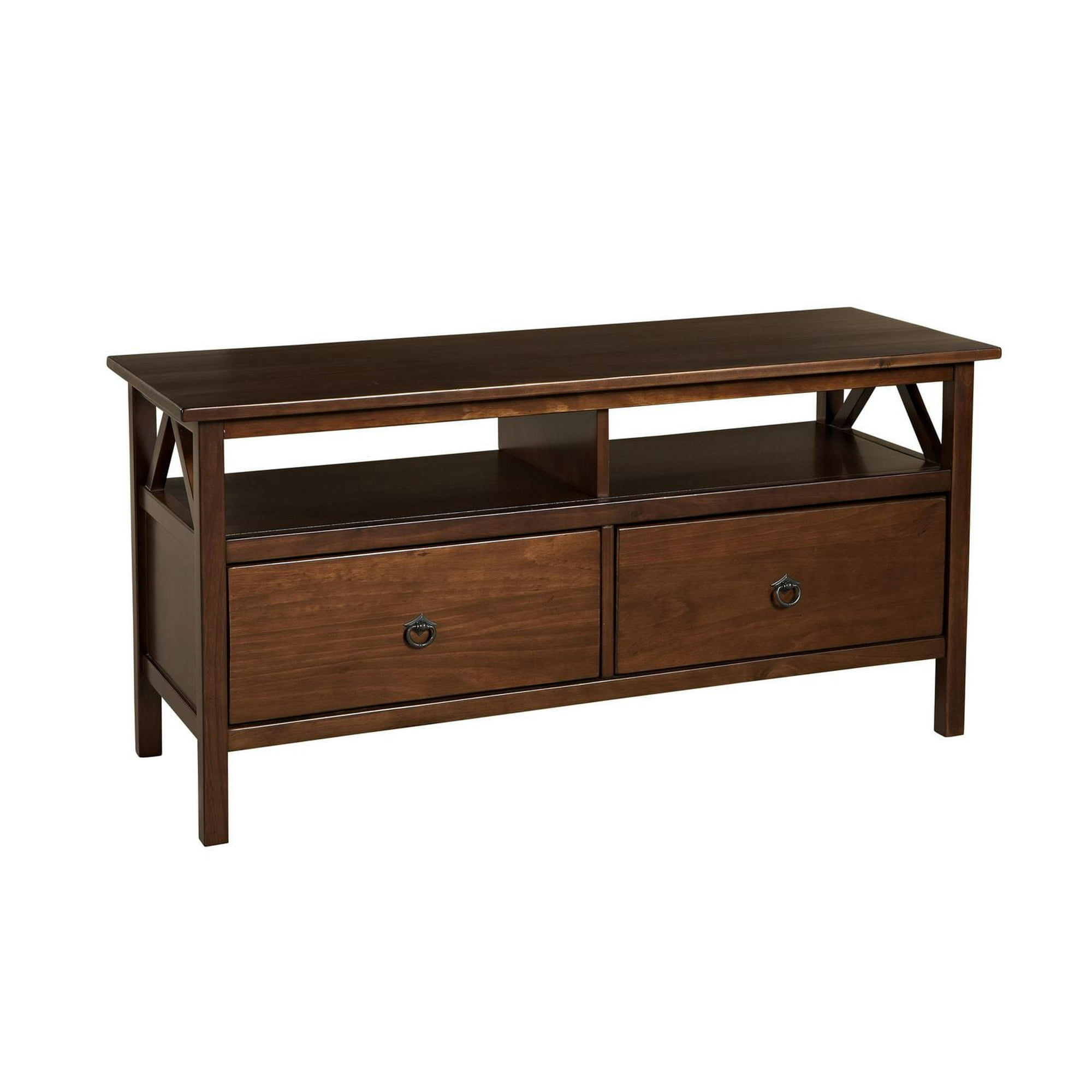 Click here for Linon Edgewood Antique Tobacco Tv Stand prices