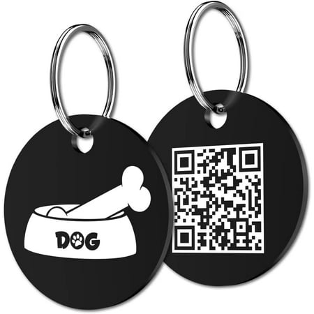 ZMLEVE Stainless Steel QR Code Pet ID Tags Dog Tags - Pet Online ...