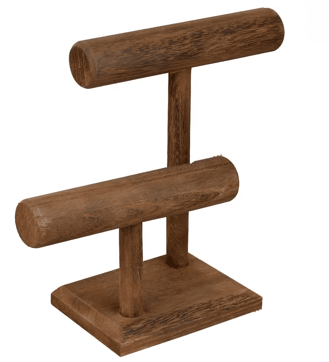 Exhibidor De Madera Porta Pulsera/porta Reloj Con 2 Niveles CAFE ...