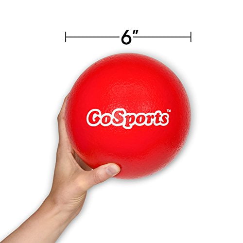 Gosports Soft Skin Foam Playground Dodgeballs - 6 Pack Set For Kids ...