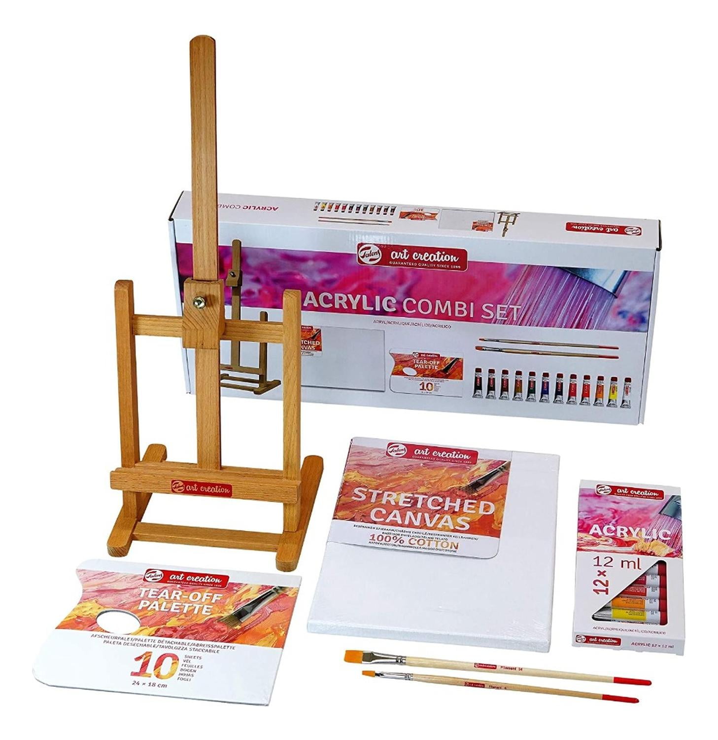 Kit Básico De Arte Acrílico Royal Talens marron claro SIN TAMAÑO ...