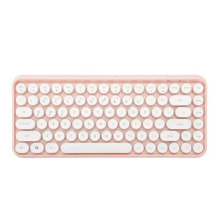 ziyahi 308i Bluetooth Wireless Keyboard 84 Keys Round Button Gaming ...