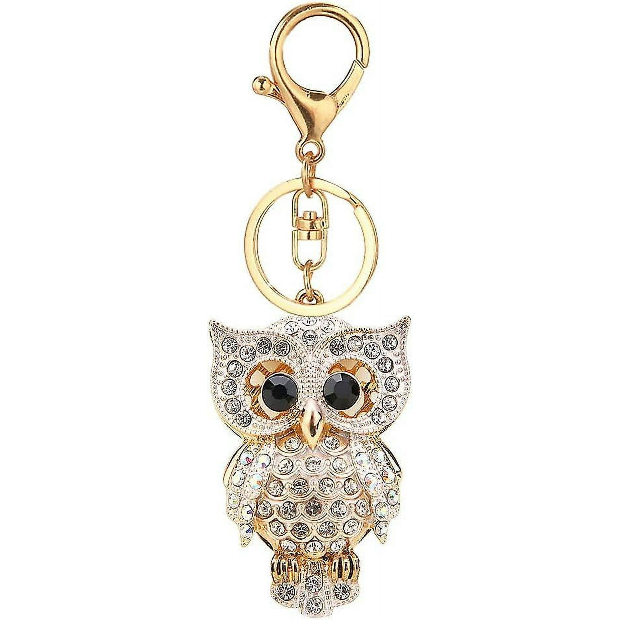 Click here for Jinsinto Crystal Owl Keychain Rhinestone Key Chain... prices