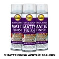Aleene's 6 oz Spray Acrylic Sealer, Clear Matte, 3 Pack Sealant ...