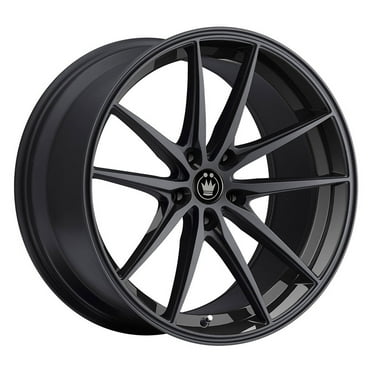 KONIG 97b ssm 18x9 +25et 73.00mm gloss black with machined lip wheel ...