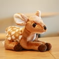 GENEMA 10.24x3.94x6.69" Children's Plush Animal Cartoon Sika Deer Short ...
