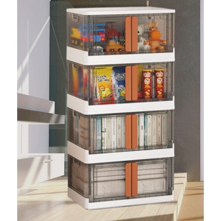 Stackable Storage Bins with Lids-76 Qt Office Organization,Collapsible ...