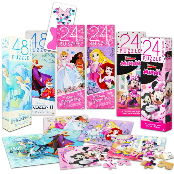 Disney Jigsaw Puzzle Bundle 6 Unique Disney Jigsaw Puzzles Featuring ...