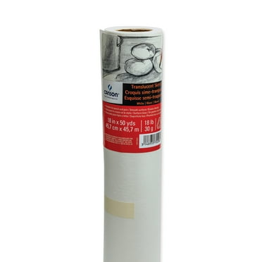 Canson Sketching and Tracing Paper Roll, White, 18" x 50 yds. - Walmart.com