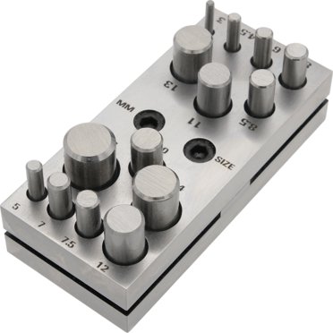 BENCH WIZARD 14 Piece Jewelers Doming Block Dapping Punch Set | Heavy ...