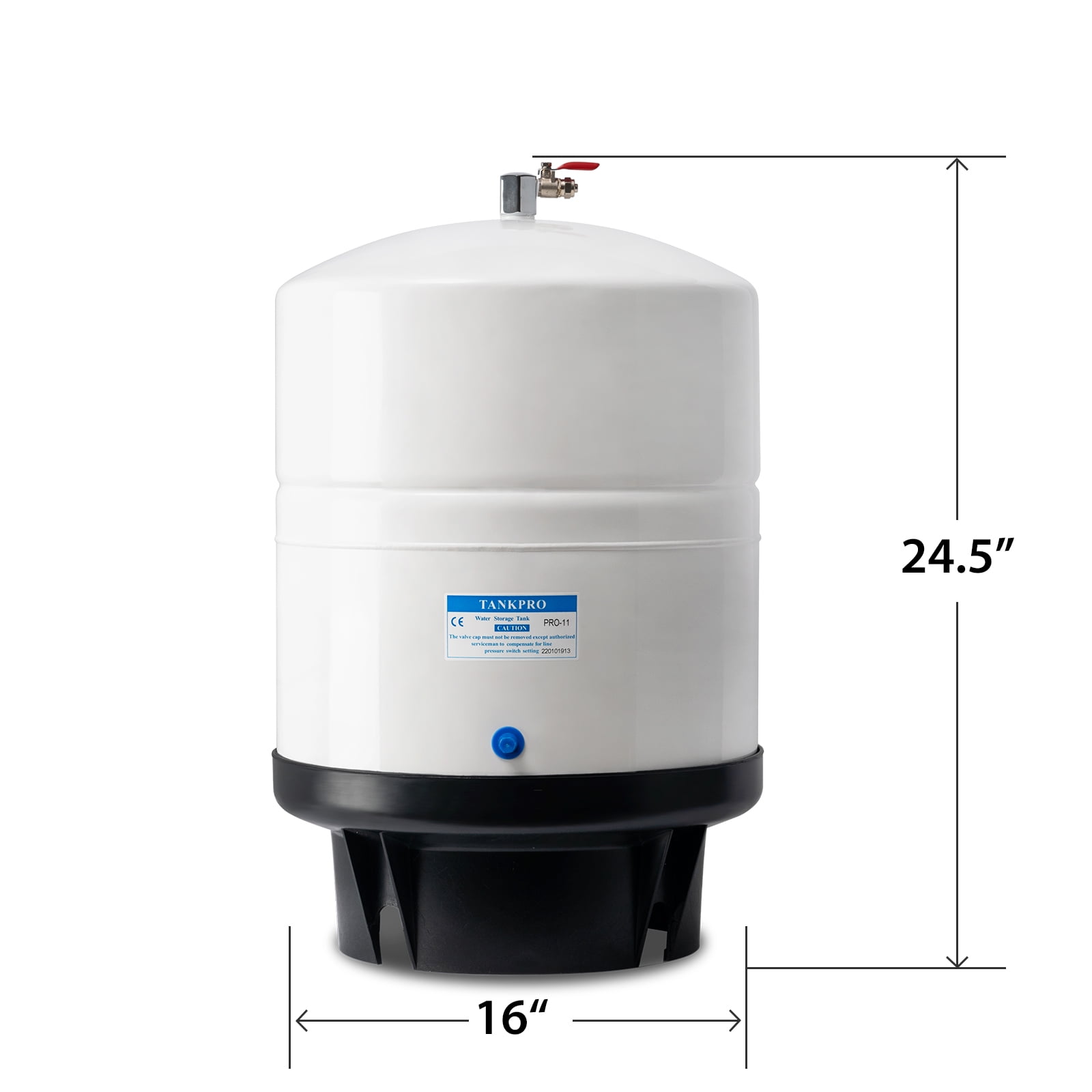 Buy iSpring T11M 11 Gallon Pre-Pressurized Water Storage Reverse ...