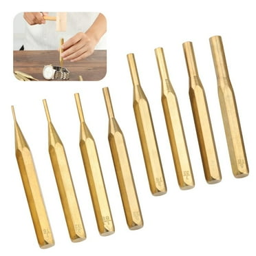 Roll Pin Punch Set, Punch Removing Repair Tools, Including Brass Pin ...