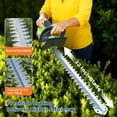 20V Hedge Trimmer, 22 Inch Cordless Hedge Trimmer, Handheld Bush ...