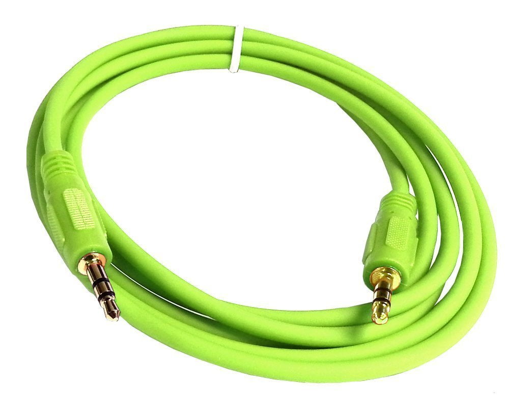 Gold Plated 3.5mm Plug Male to Male Stereo Auxiliary Aux Cord Cable ...