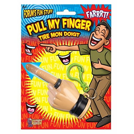 Forum Novelties Pull My Finger Key Chain Keychain Hand Joke Fart Noise ...