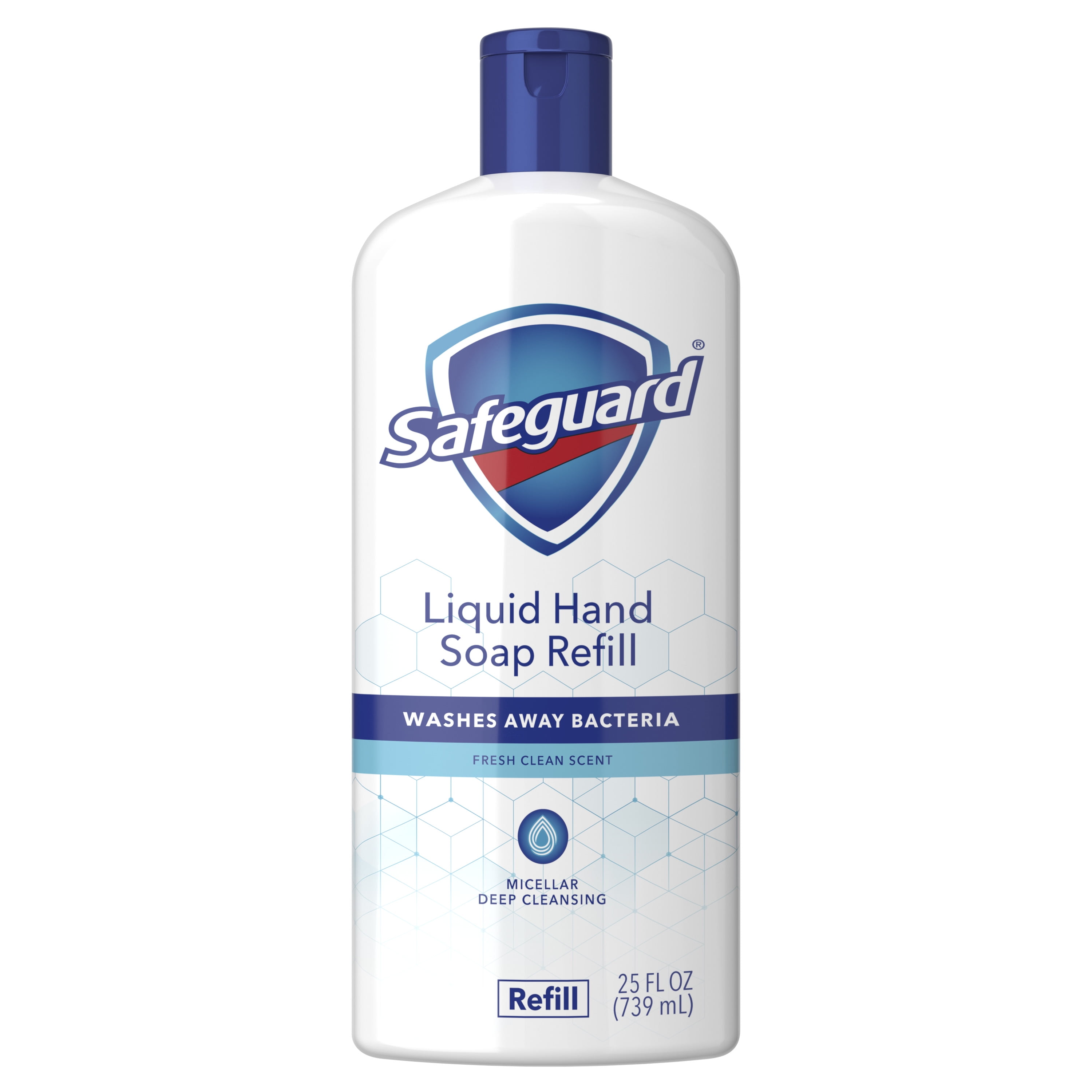 Safeguard Liquid Hand Soap Refill Micellar Deep Cleansing Fresh Clean