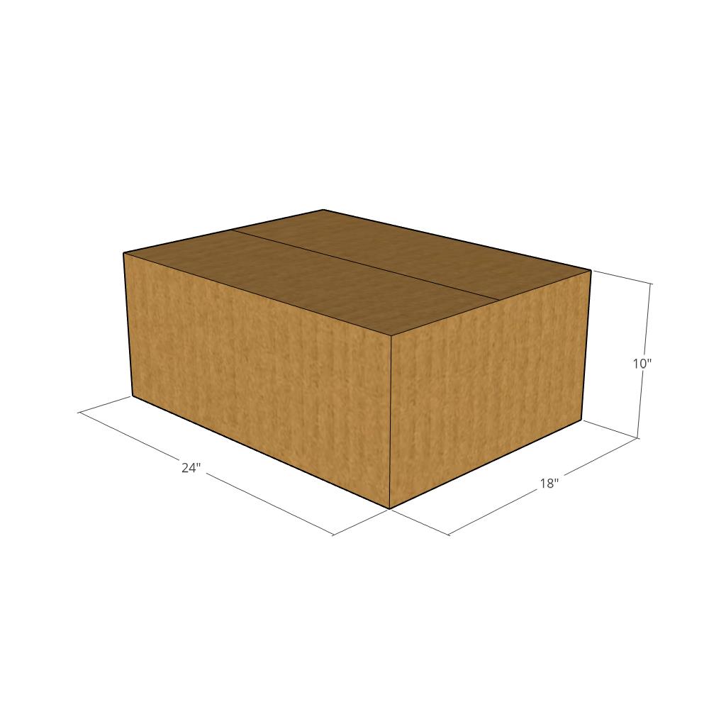 5 Corrugated Boxes 24x18x10 32 ECT - New for Packing or Shipping Needs ...