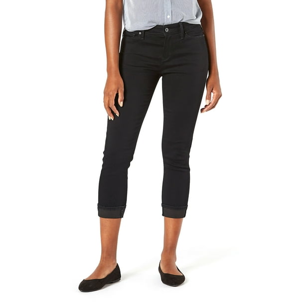 Signature by Levi Strauss & Co. Women's Modern Mid Rise Capri - Walmart.com