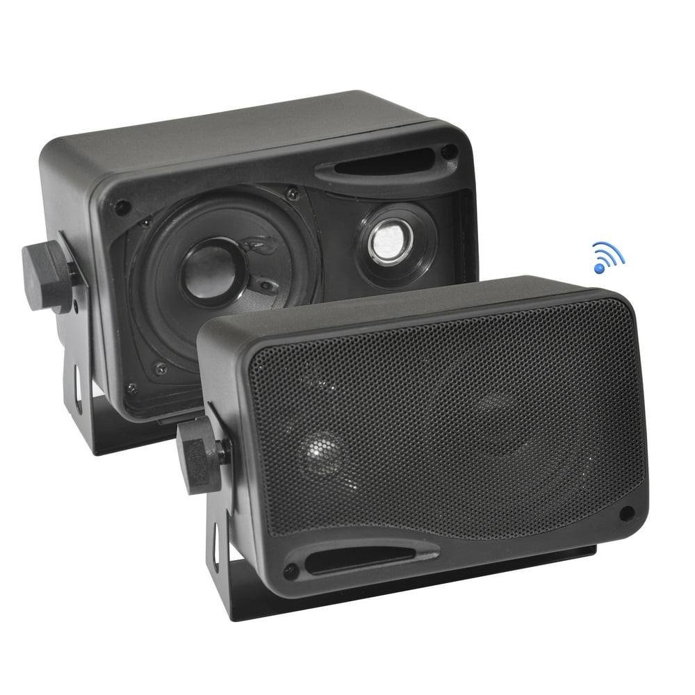 3.5" Waterproof BT Speakers, 3-Way Marine Grade Speaker System, 200 ...